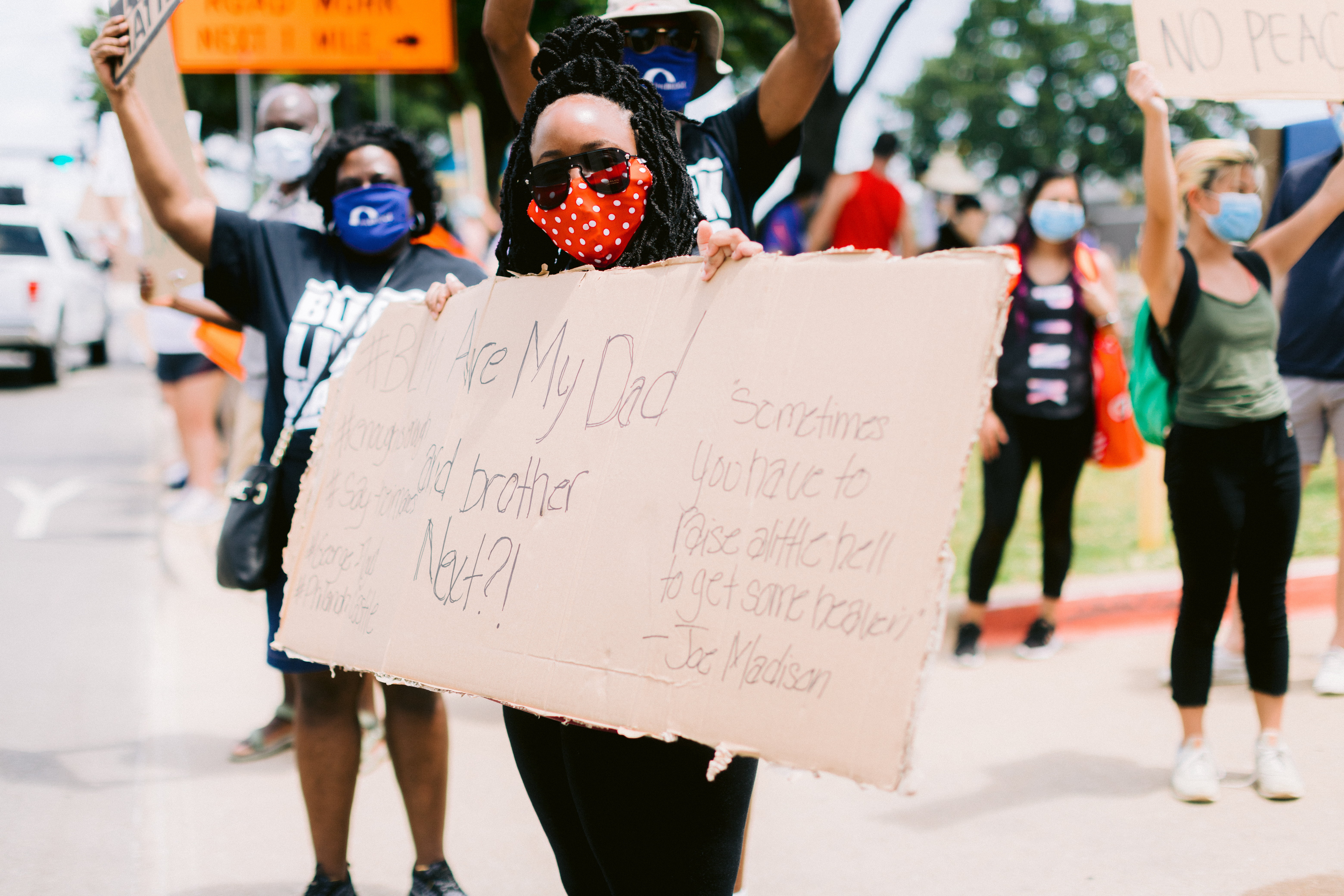 UTA community gathers to protest racism, call for social justice - News ...